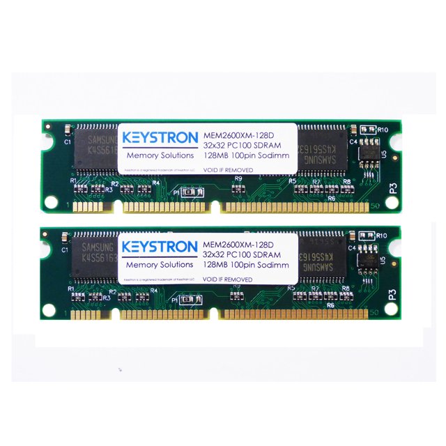 256MB (2x128MB) Cisco 2600XM Series Routers Dram Memory (p/n MEM2600XM ...