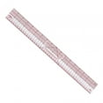 yotijay Grading Ruler 18 inch Multifuctional Built in Scale Transparent ...