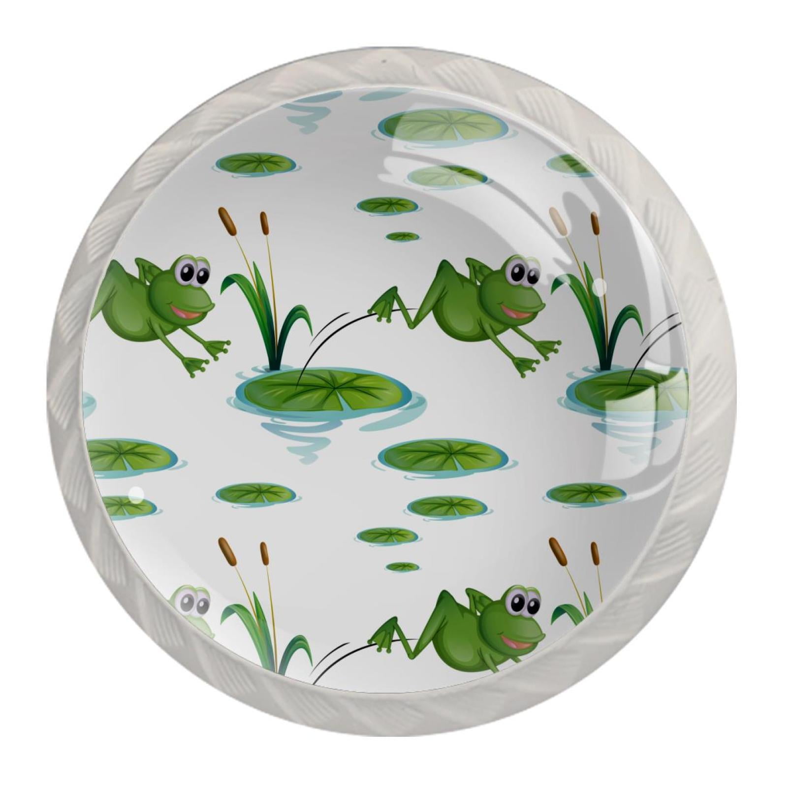 4 Pcs Frog Knobs for Kitchen Cabinet Cupboard Dresser Bookcase Drawer ...