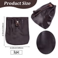 1 Set Cowhide Leather Drawstring Wallets with Waxed String and Iron ...