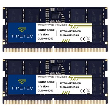 Timetec Hynix IC 16GB KIT (2x8GB) DDR4 2400MHz PC4-19200 Unbuffered ECC 1.2V CL17 1Rx8 Single ...