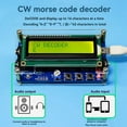 CW Morse Code Decoder DIY Kit CW Trainer Morse Code Decoder DIY Electronic Compone G3101 ...