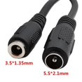 ANXPTIME 3.5x1.35mm/5.5x2.1mmDC Female to Micro USB Charger Cable Wide ...