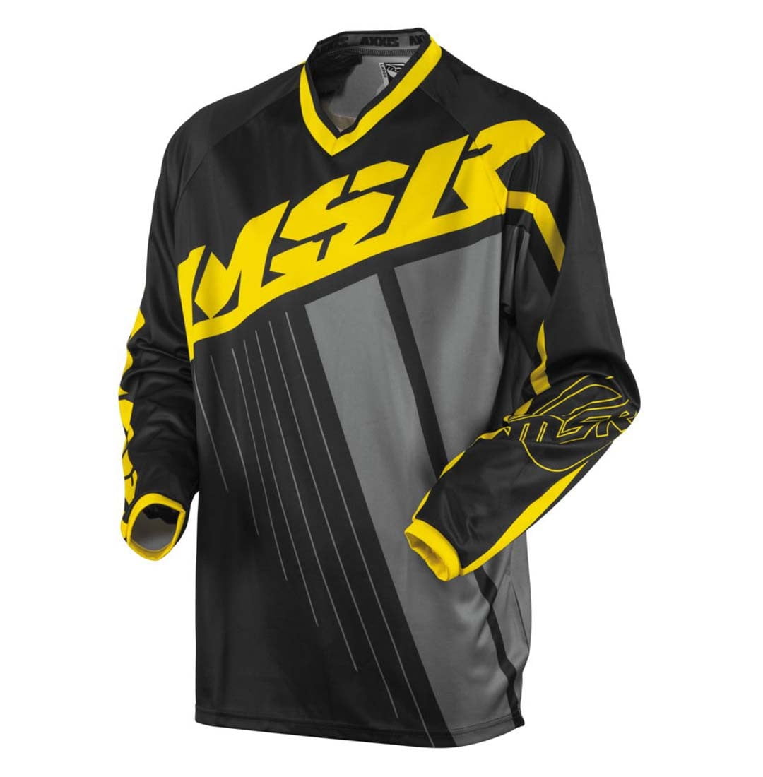 MSR M17 Axxis Jersey Black/Yellow/Grey YSM 361530 - Walmart.com