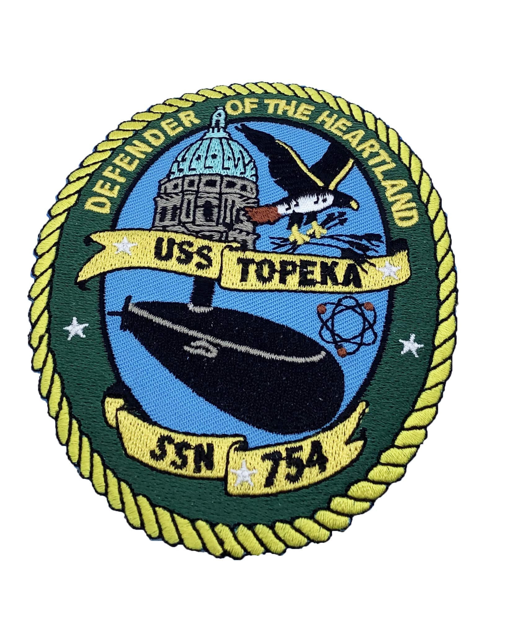USS Topeka (SSN-754) Patch – Plastic Backing - Walmart.com
