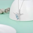 Ballerina Necklace Sterling Silver Ballet Dancer Pendant Jewelry with ...