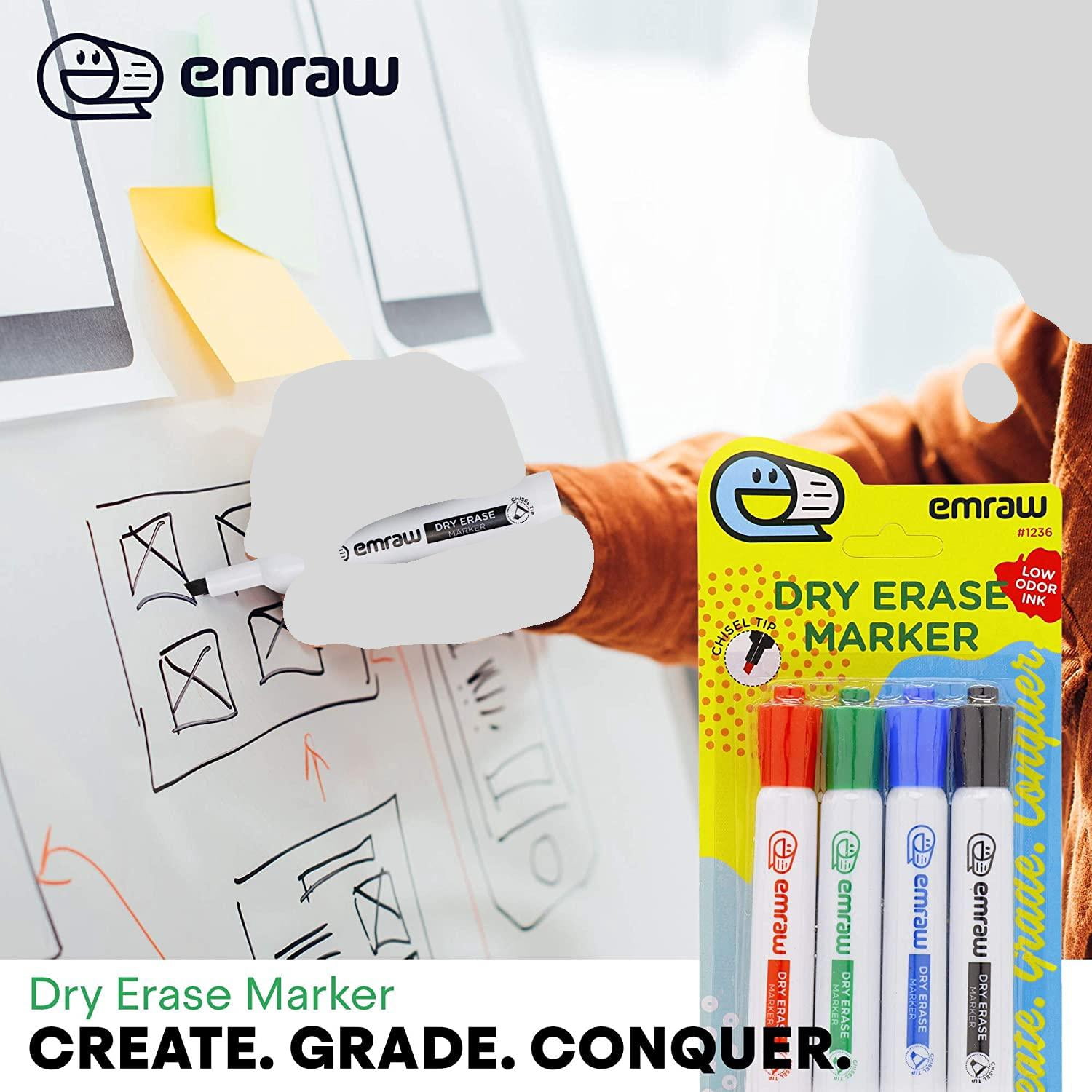 Dry Erase Markers, White Board Fine Tip Pens Assorted Bright Colors ...