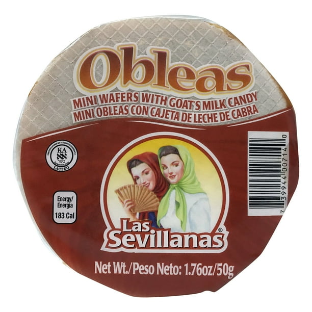 Las Sevillanas Mini Wafers With Goat's Milk Candy, 1.76 OZ - Walmart ...