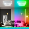 30W 4000LM LED Ceiling Light with Remote Control and App,with Bluetooth ...