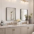 20x16 Bathroom Vanity Mirror for Wall, Aluminum Framed, Farmhouse ...