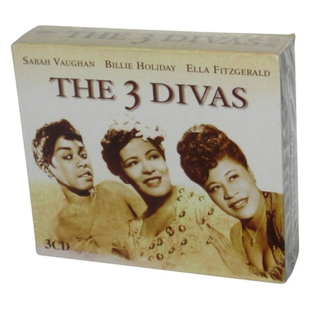 3 Divas Sarah Vaughan, Billie Holiday, Ella Fitzgerald Music CD Box Set ...