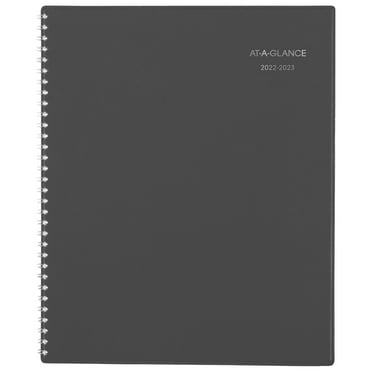 Mead Organizer Agenda Black - 5 1/2 x 8 1/2 IN - Updated Monthly ...