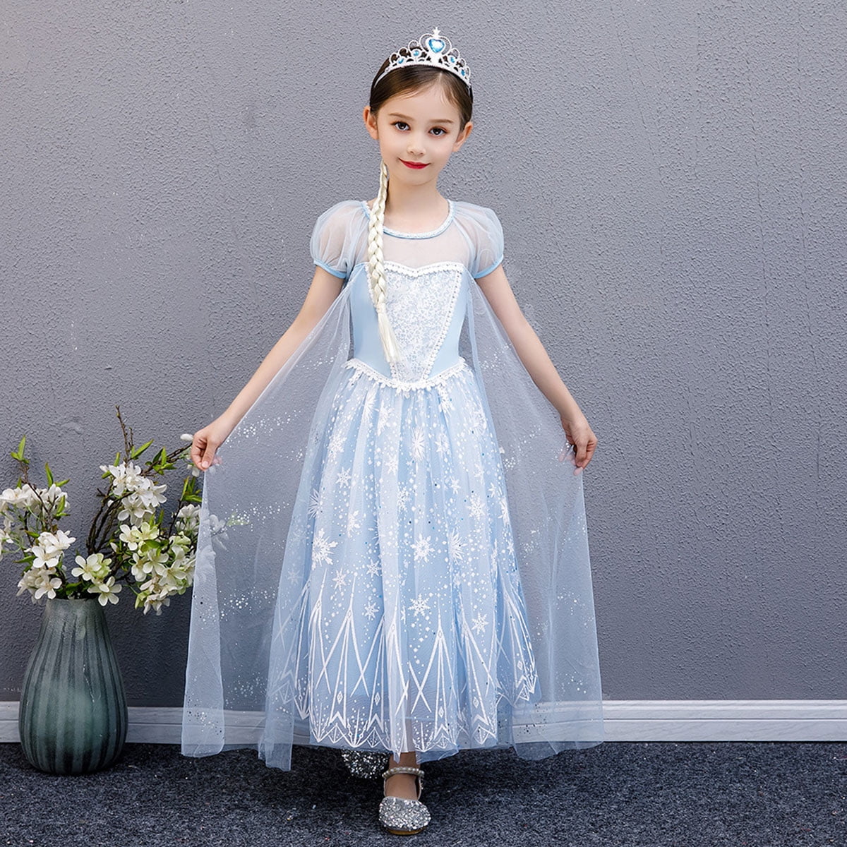 Click here for Hawee Girls Princess Dress Frozen Elsa Costume- Sn... prices