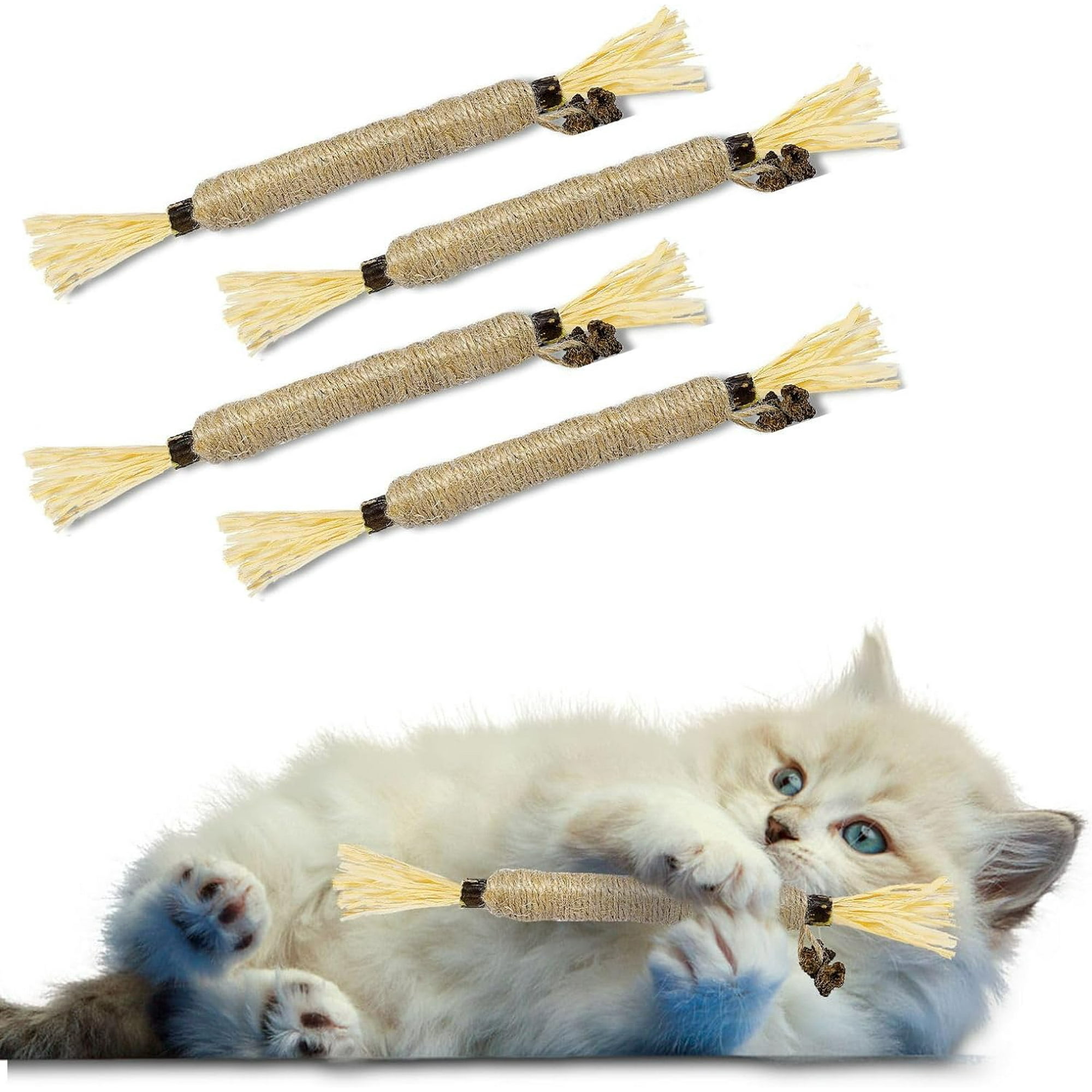 Click here for Enkarl 4 Pack Silvervine Sticks For Cats - Cat Che... prices