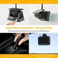 XRoose Solar Wireless Backup Camera, 5''HD 1080P, No Drilling, 2-Min ...