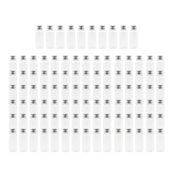 100pcs 50ml Botella De Muestreo De Líquidos Aceites Esenciales Loción ...