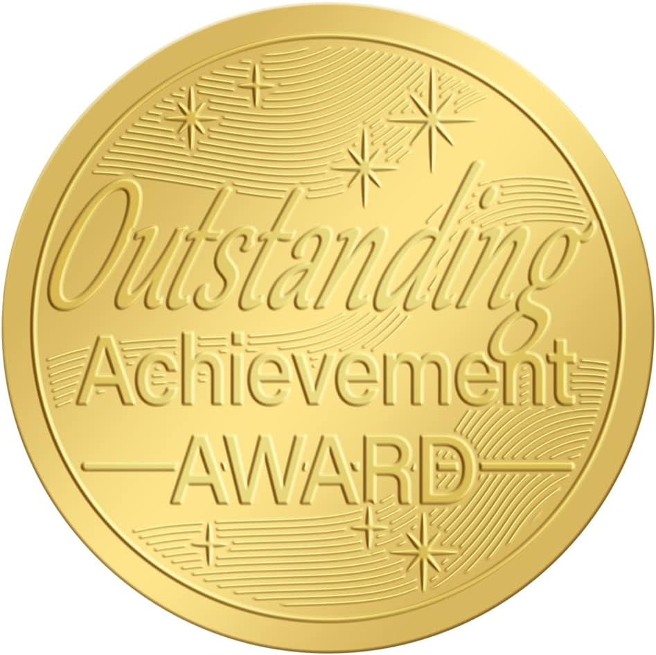 2 Inch Gold Foil Embossed Seals Stickers 100pcs Certificates ...