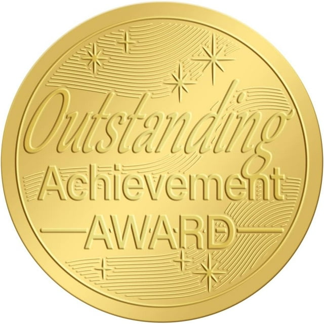 2 Inch Gold Foil Embossed Seals Stickers 100pcs Certificates ...