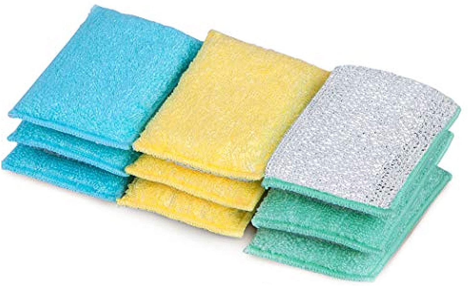 Smart Design Smart Cloth Scrub Sponge Odorless Antimicrobial ...