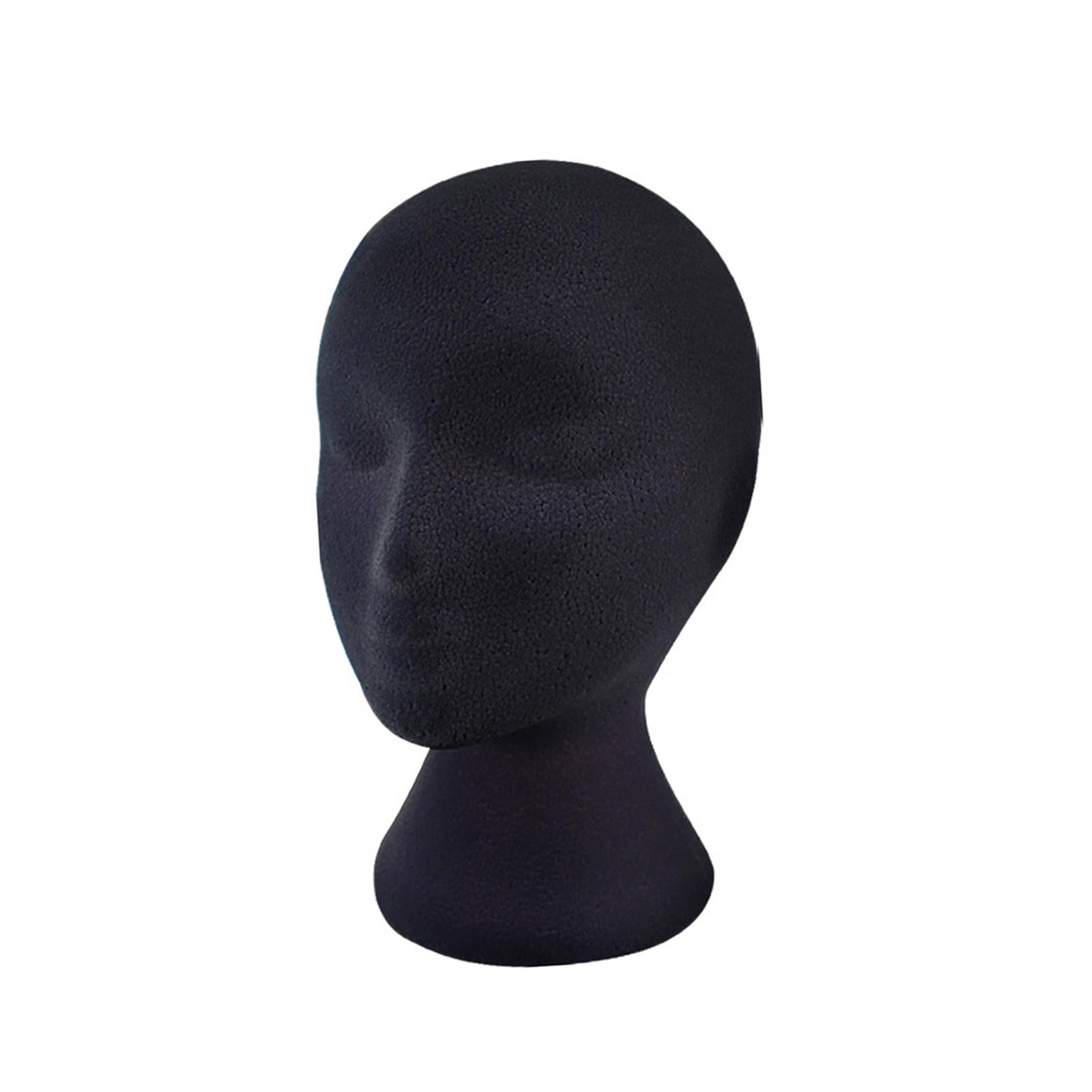 Foam Mannequin Heads Stand Rack,Manikin Head Female Flocking Foam Head ...