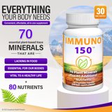 Immuno 150 Complete Daily Wellness Supplement with 70 Plant-Sourced ...