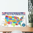 United States Educational Map with State Flags – U.S. Geography Map for ...