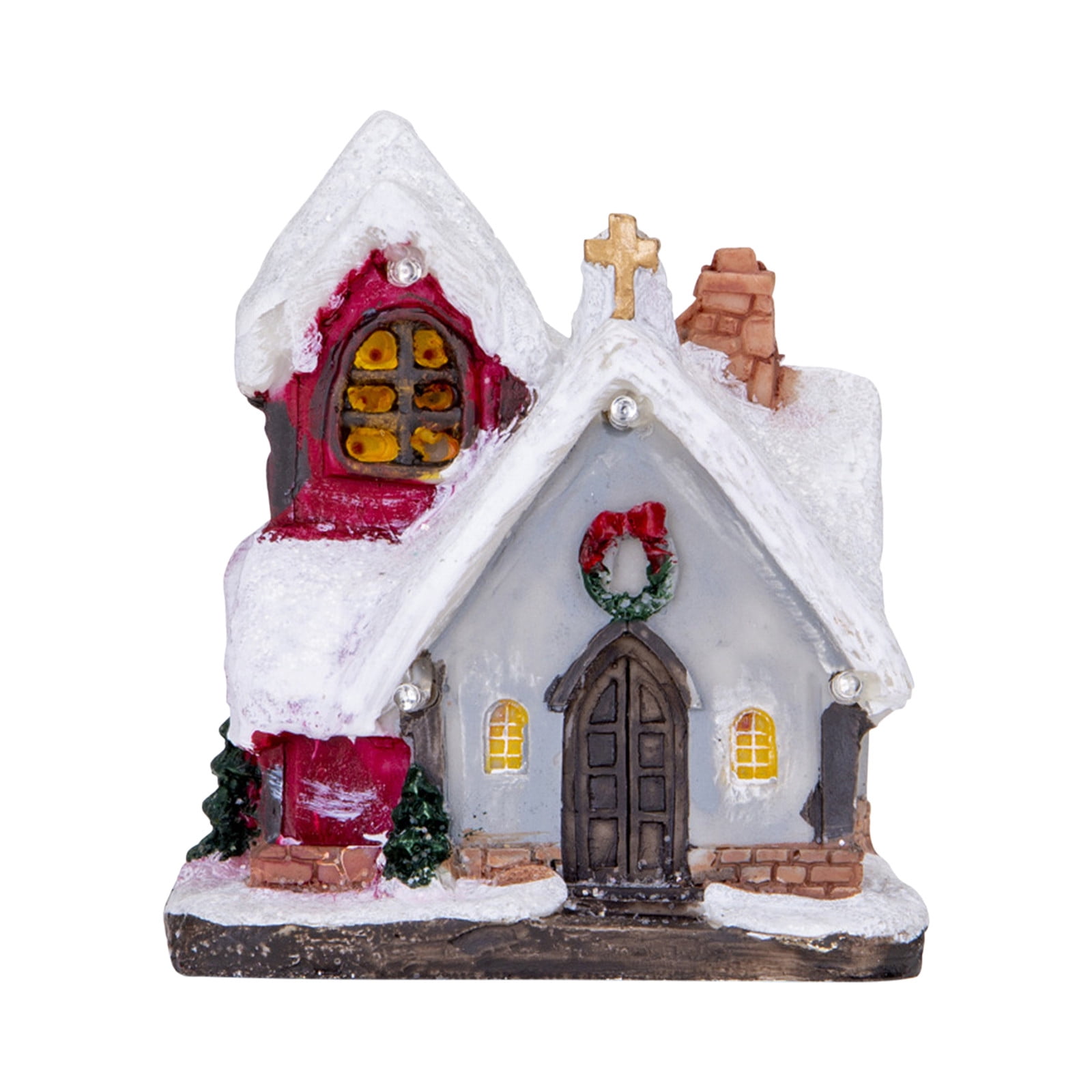 Click here for Rxirucgd Christmas Cottage Led Holiday Light Figur... prices