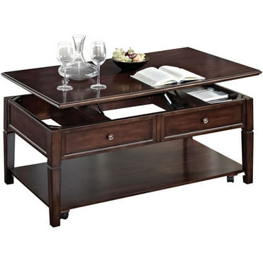 Elegant Coffee Table & Extension Top, Natural - Walmart.com