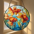 Acrylic Goldfish Sun Catcher Window Decoration Calm Zen Accent ...