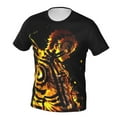 Demon Slayer Akaza Unisex 3d Pattern Printed Short Sleeve T-Shirts ...
