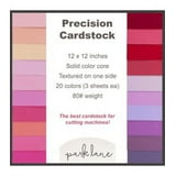 Cardstock 12x12 Variety Pack, 60 Sheets | 80lb Premium Textured ...