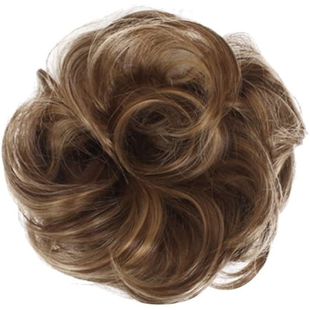 Plannu Elastic Chignon,Elastic Chignon Curly Messy Wavy Hair Bun ...