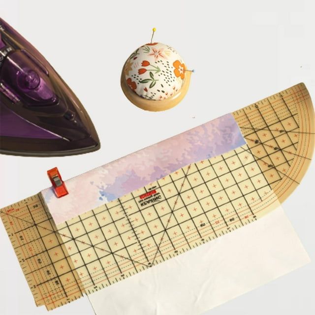 Hot Hem Ruler Tailor Patchwork Ruler Portable Heat Resistant Quilting ...