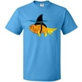 Inktastic Funny Goldfish with Shark Fin T-Shirt - Walmart.com