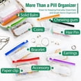 Waterproof Pill Organizer Bag, Large Capacity Travel Medicine Pouch Set ...