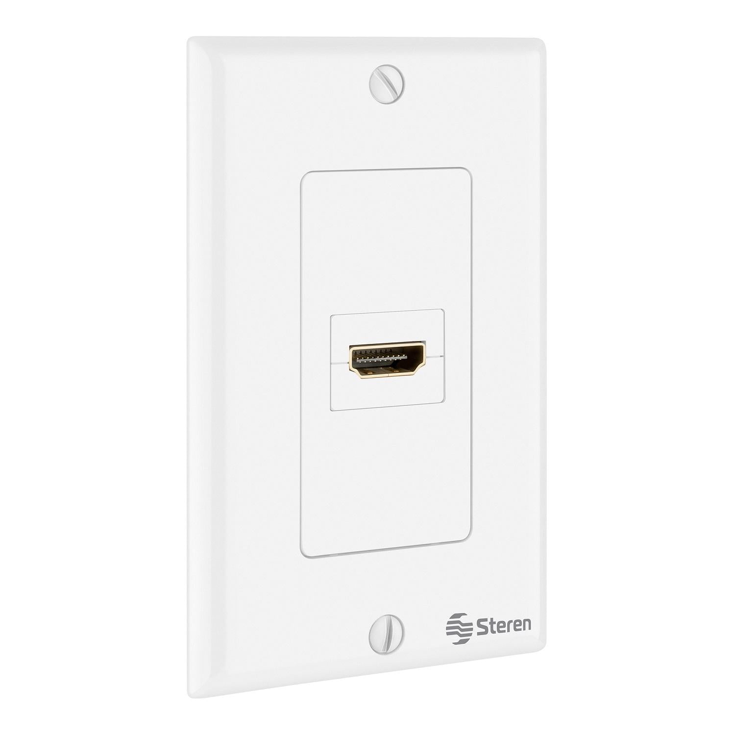 Placa de pared Steren con cople HDMI jack a jack 200-255 | Bodega ...