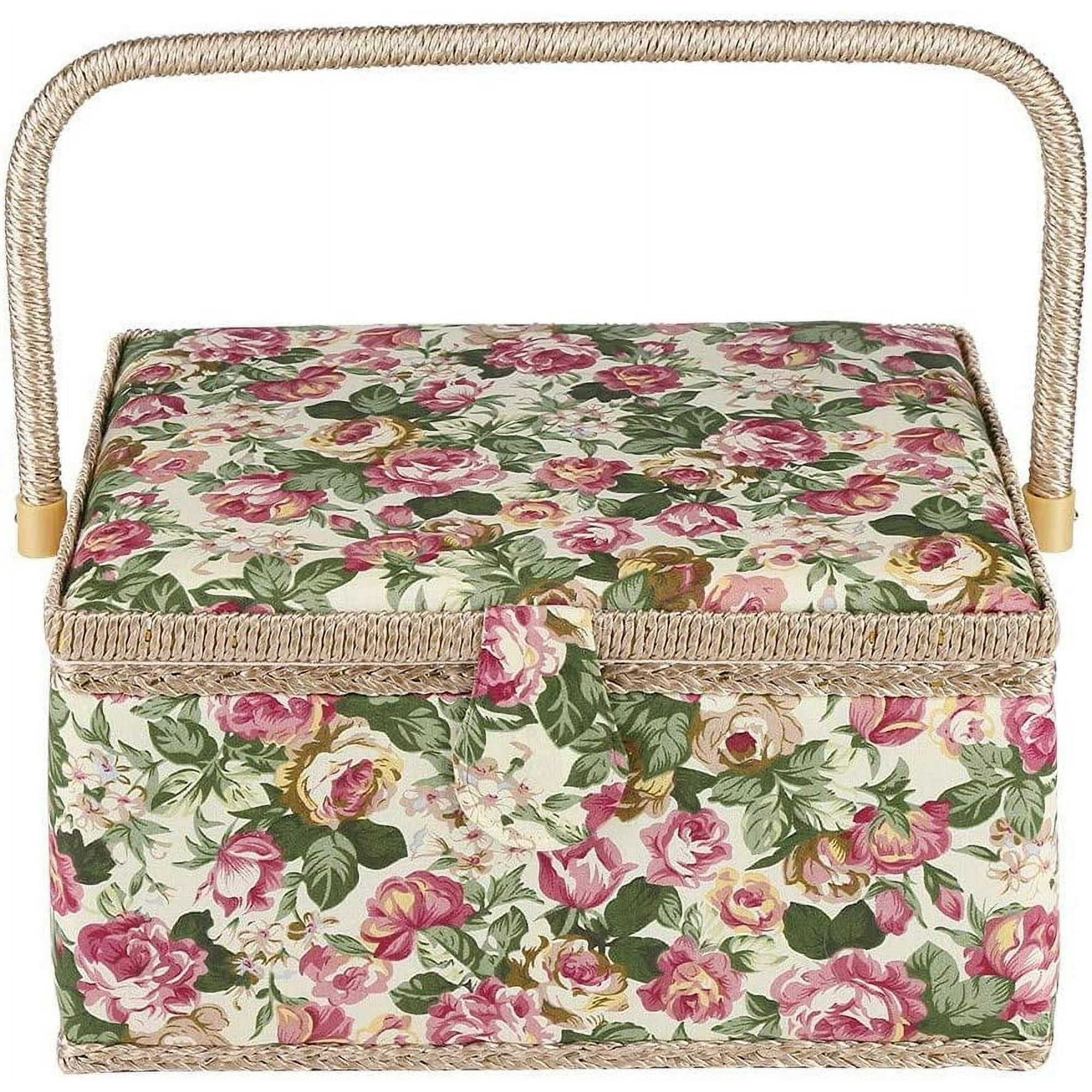 Click here for Neunwolken Vintage Handmade Sewing Basket Kit Orga... prices