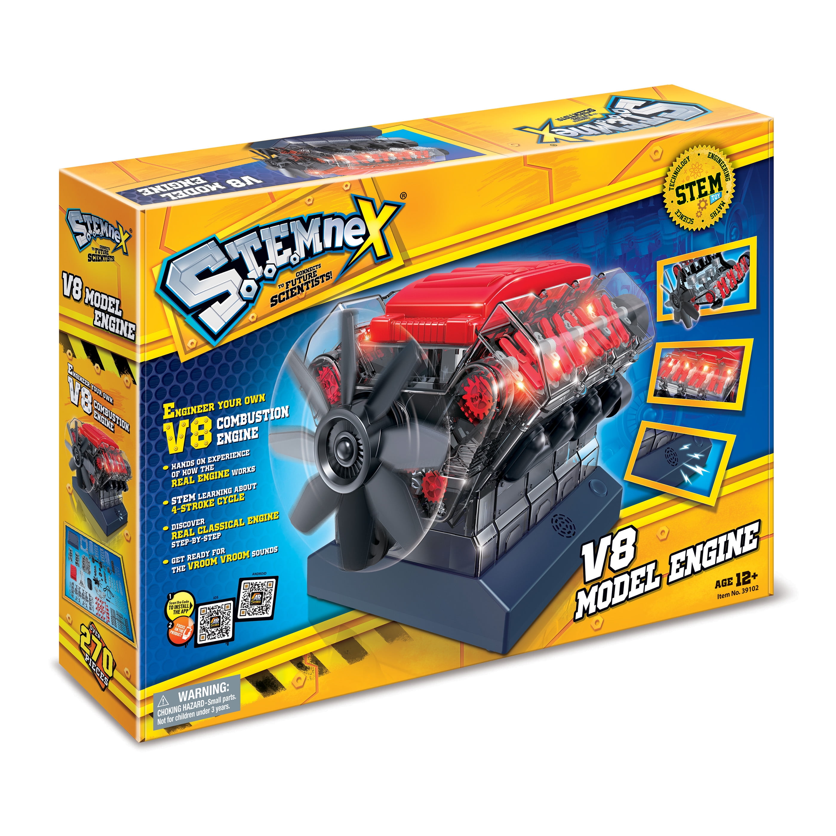 Stemnex V8 Model Engine STEM Experiment Building Set - Walmart.com