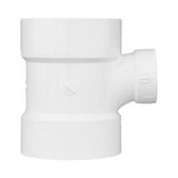 Charlotte Pipe Schedule 40 4 in. Hub x 4 in. Dia. Hub PVC Sanitary Tee - Walmart.com