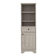 Depot E-Shop Norwalk Linen Cabinet With Drawer, Cabinet, 2 Inner ...