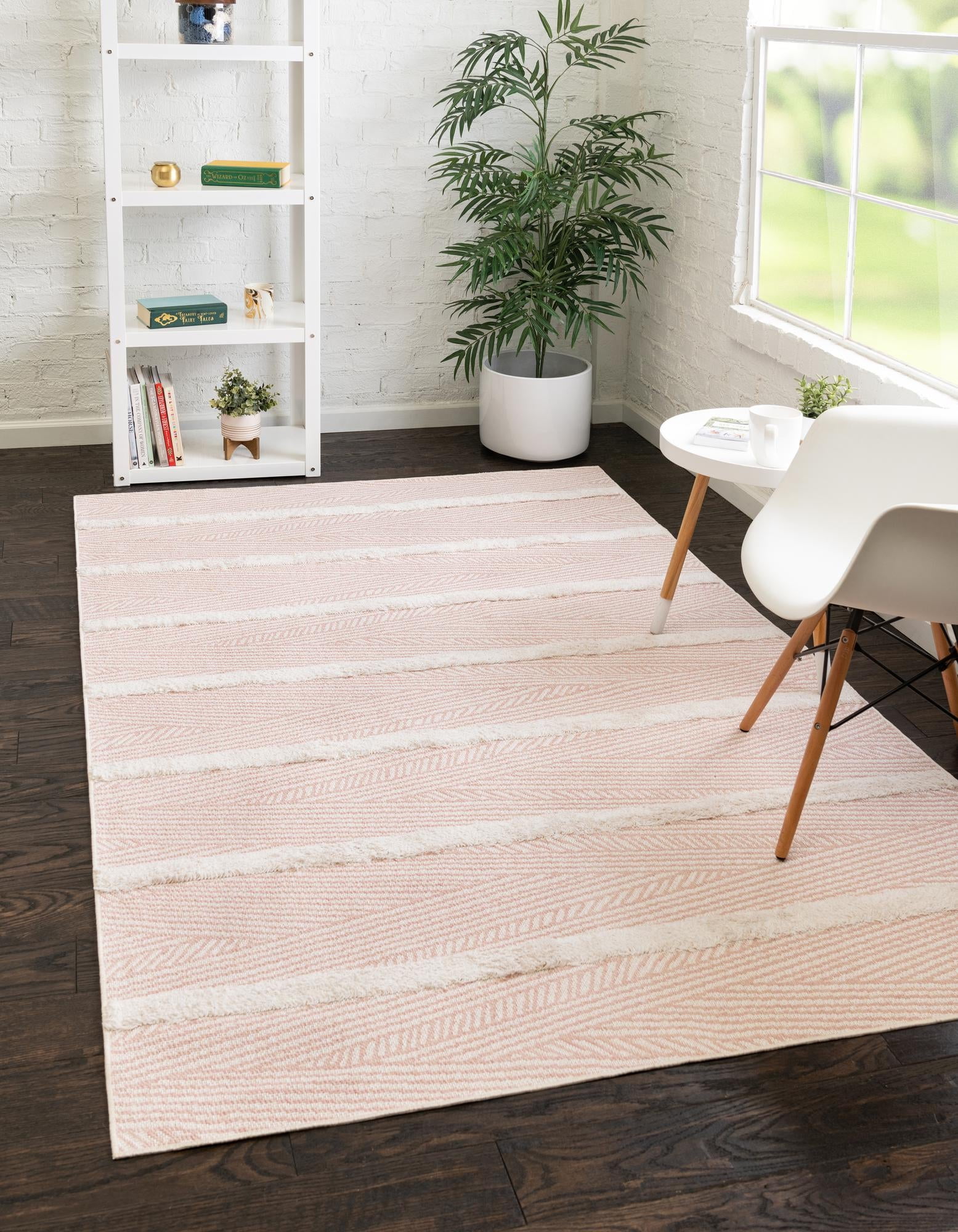 Rugs.com Sabrina Soto Casa Collection Rug – 6' x 9' Pink High Rug ...