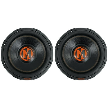Memphis Audio MOJO Pro MJP844 8" 1500w Competition Car Subwoofer DVC 4 ...