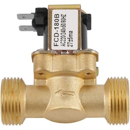 Electric Solenoid Valve G3/4 Water Inlet 2 Way N/C AC Normally Closed ...