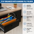 50 Pack Legal-Size Hanging File Folders with Adjustable 1/5-Cut Tabs ...