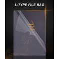 50PCS Clear Plastic Document Folders, US Letter/A4 Size 14C (1.4mm ...