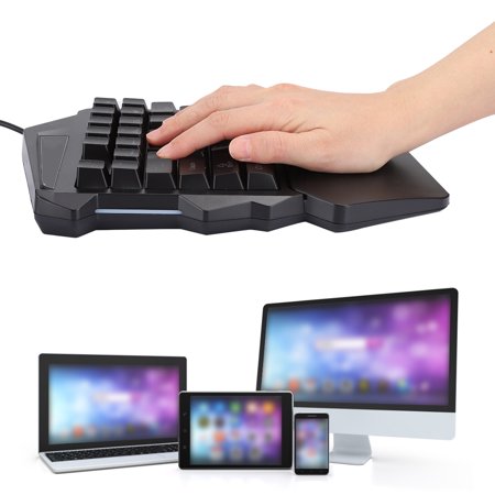 LAFGUR Mechanical Keyboard,One-Handed USB Mechanical Gaming Keyboard ...