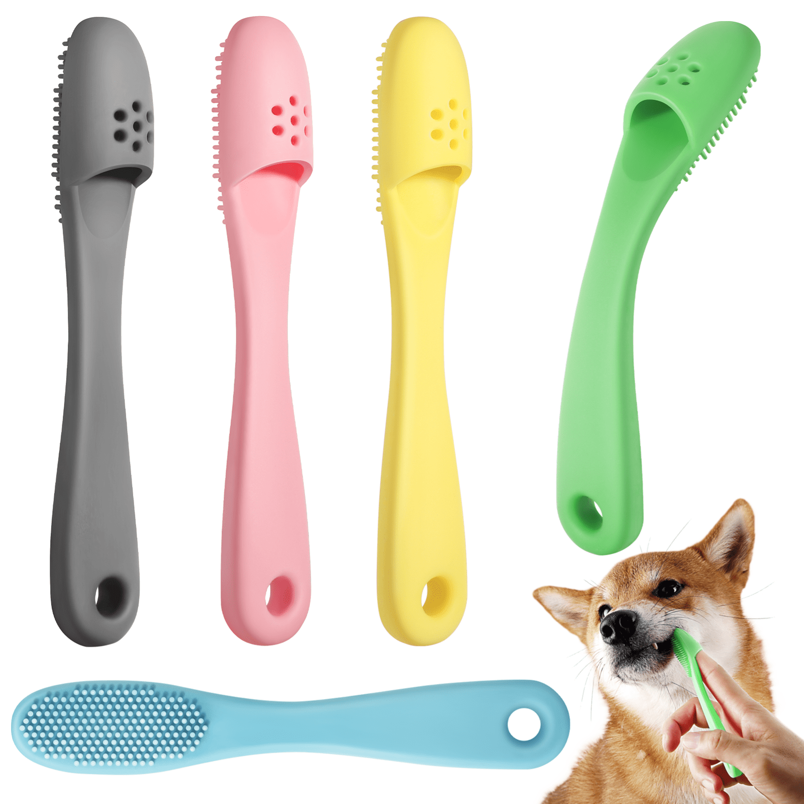 Click here for Byepica Dog Finger Toothbrush  Ergonomic Design Si... prices