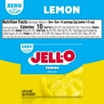 Jell-O Lemon Zero Sugar Free Snack, Artificially Flavored Gelatin ...