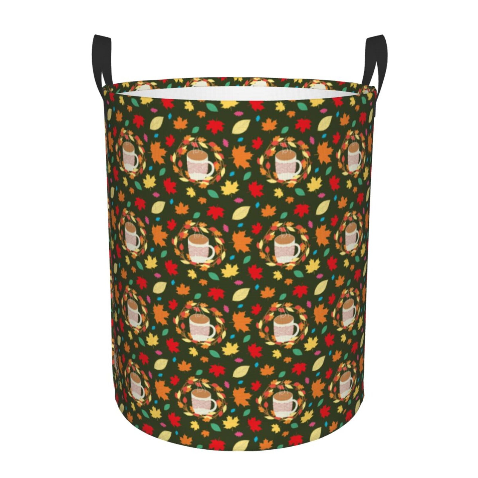 XMXT Collapsible Laundry Basket, Cartoon Coffee Maple Waterproof ...