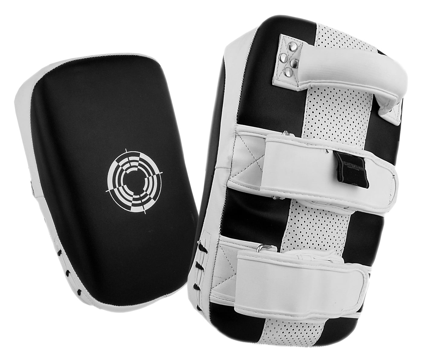 Thai Kicking Pads Muay Thai Kickboxing MMA Training Punch Strike Curved ...